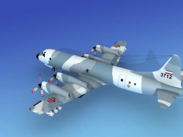 Lockheed P-3 Orion Iran Hp 3D Model by Dreamscape Studios