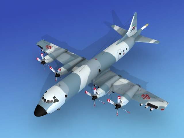 Lockheed P-3 Orion Iran 3D Model by Dreamscape Studios