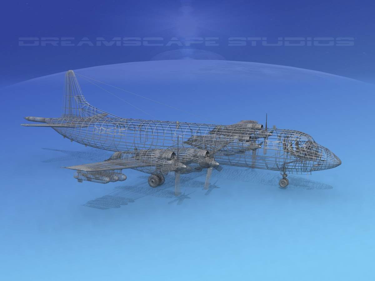 Lockheed P-3 Orion Iran 3D Model by Dreamscape Studios