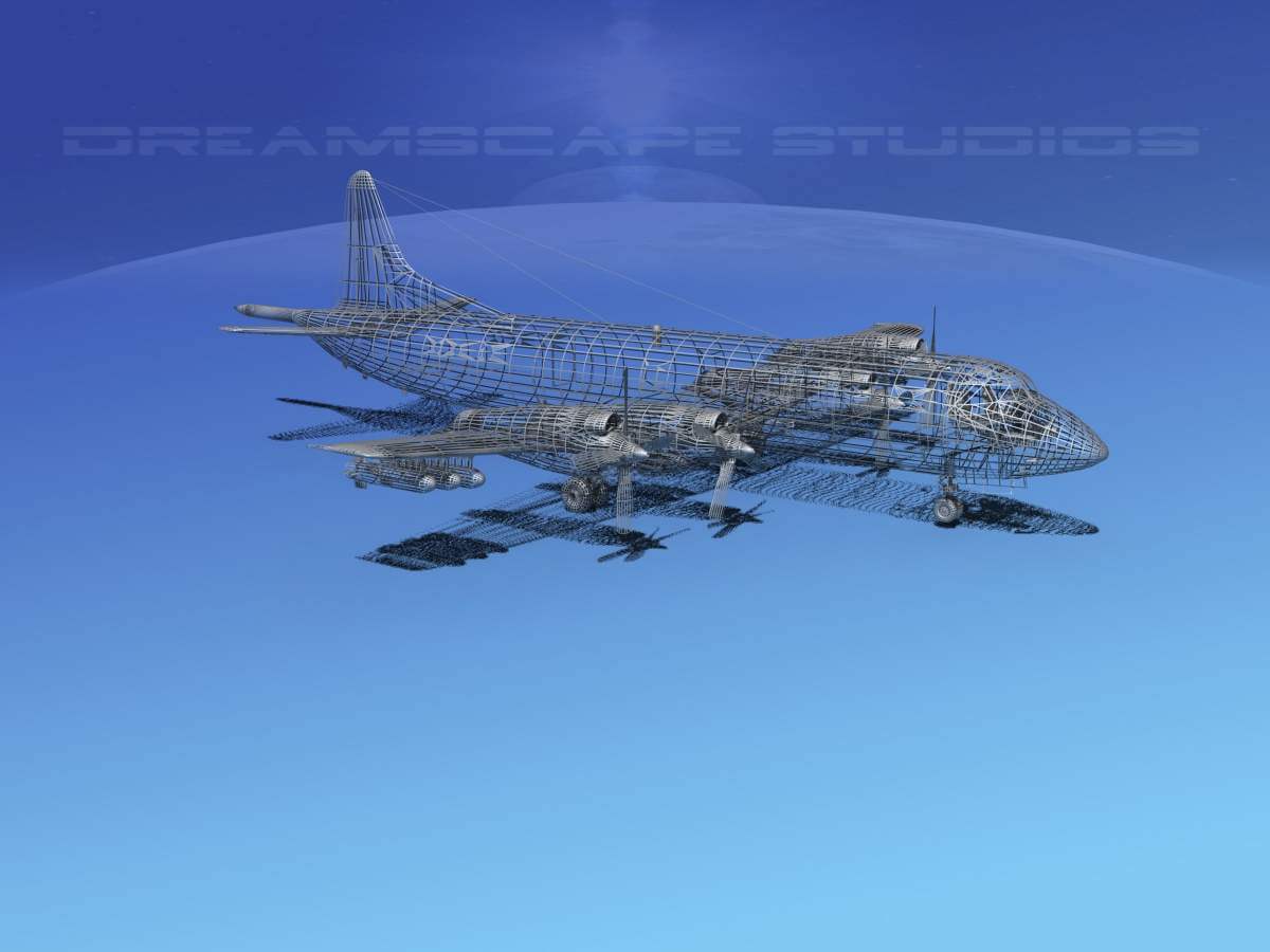 Lockheed P-3 Orion JDF Hp 3D Model by Dreamscape Studios