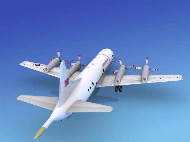 Lockheed P-3 Orion US Navy 3 Hp 3D Model by Dreamscape Studios