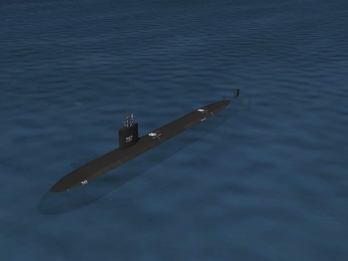 Los Angeles 688i Class USS Alexandria SSN-757 3D Model by Dreamscape ...
