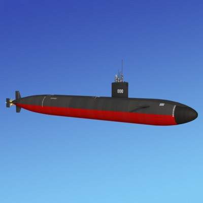 Los Angeles 688i Class USS Hampton SSN-767 3D Model by Dreamscape Studios