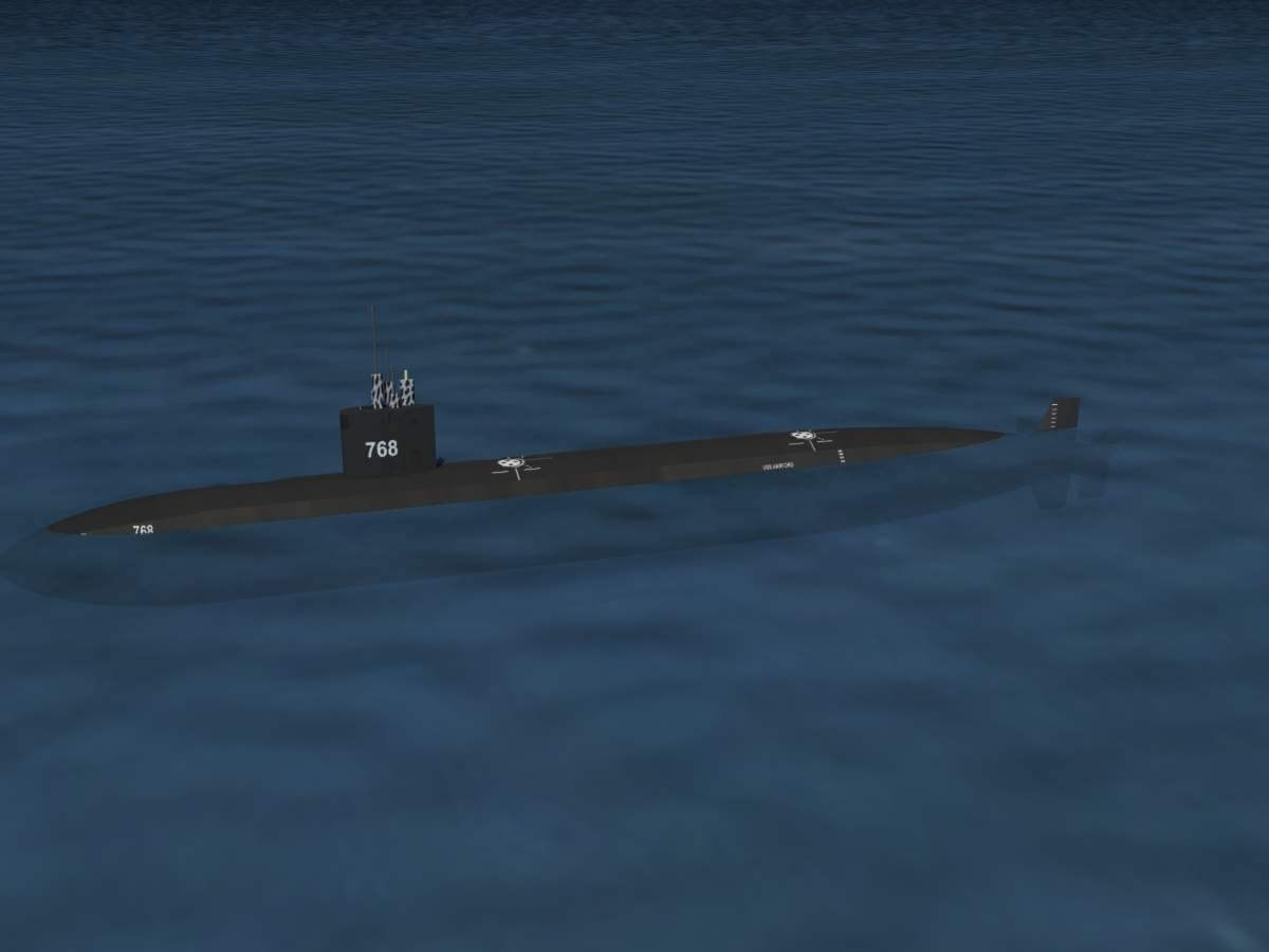 Los Angeles 688i Class USS Hartford SSN-768 3D Model by Dreamscape Studios