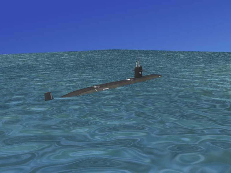 Los Angeles Class USS Albuquerque SSN 706 - 3D Model by Dreamscape Studios