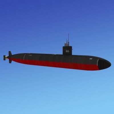 Los Angeles Class USS Birmingham SSN-695 3D Model by Dreamscape Studios