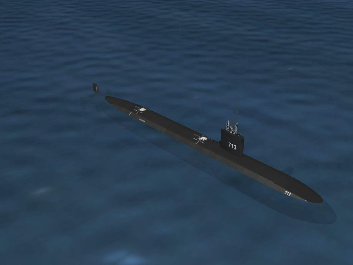 Los Angeles Class USS Houston SSN-713 3D Model by Dreamscape Studios