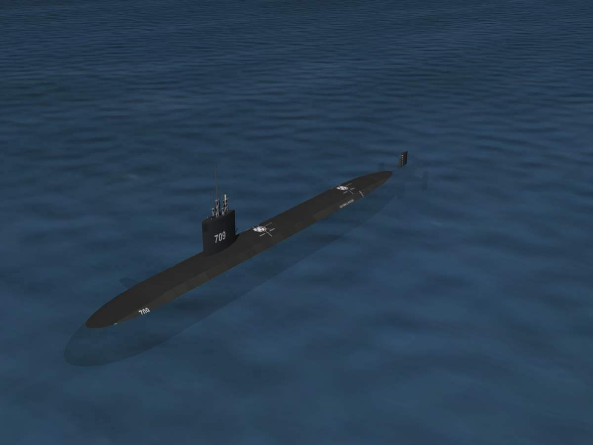 Los Angeles Class USS Hyman G. Rickover SSN-709 3D Model by Dreamscape ...