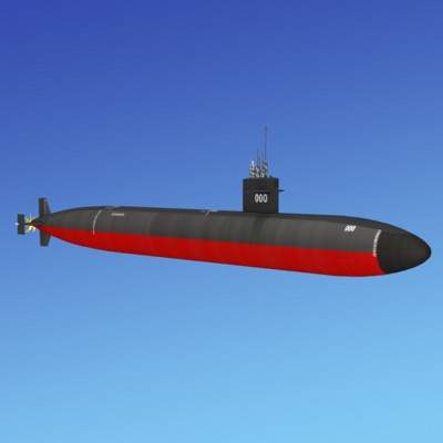 Los Angeles Class USS Oklahoma City SSN-723 3D Model by Dreamscape Studios