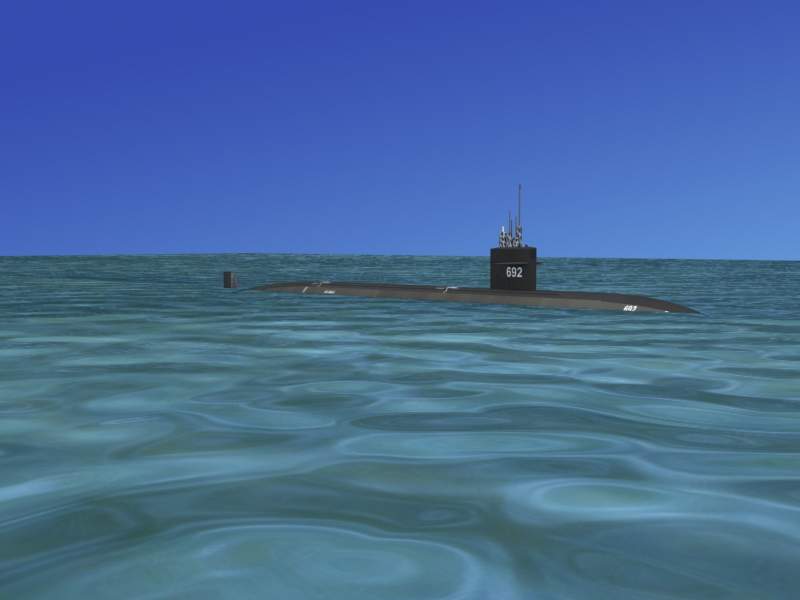 Los Angeles Class USS Omaha SSN-692 3D Model by Dreamscape Studios