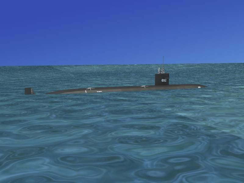 Los Angeles Class USS Omaha SSN-692 3D Model by Dreamscape Studios