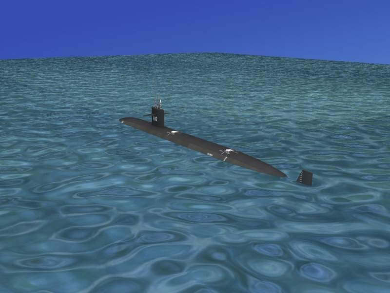 Los Angeles Class USS Omaha SSN-692 3D Model by Dreamscape Studios