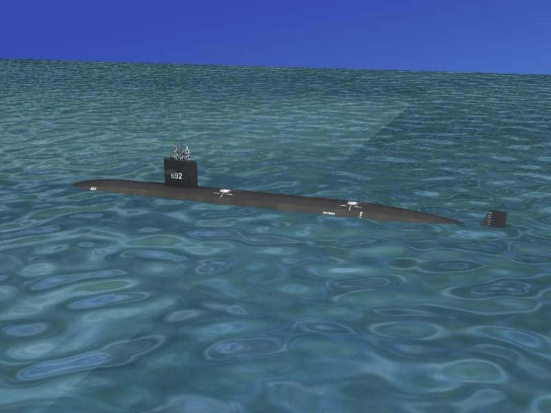 Los Angeles Class USS Omaha SSN-692 3D Model by Dreamscape Studios