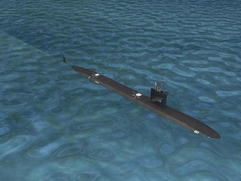 Los Angeles Class USS Omaha SSN-692 3D Model by Dreamscape Studios