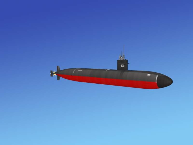 Los Angeles Class USS Phoenix SSN-702 - 3D Model by Dreamscape Studios