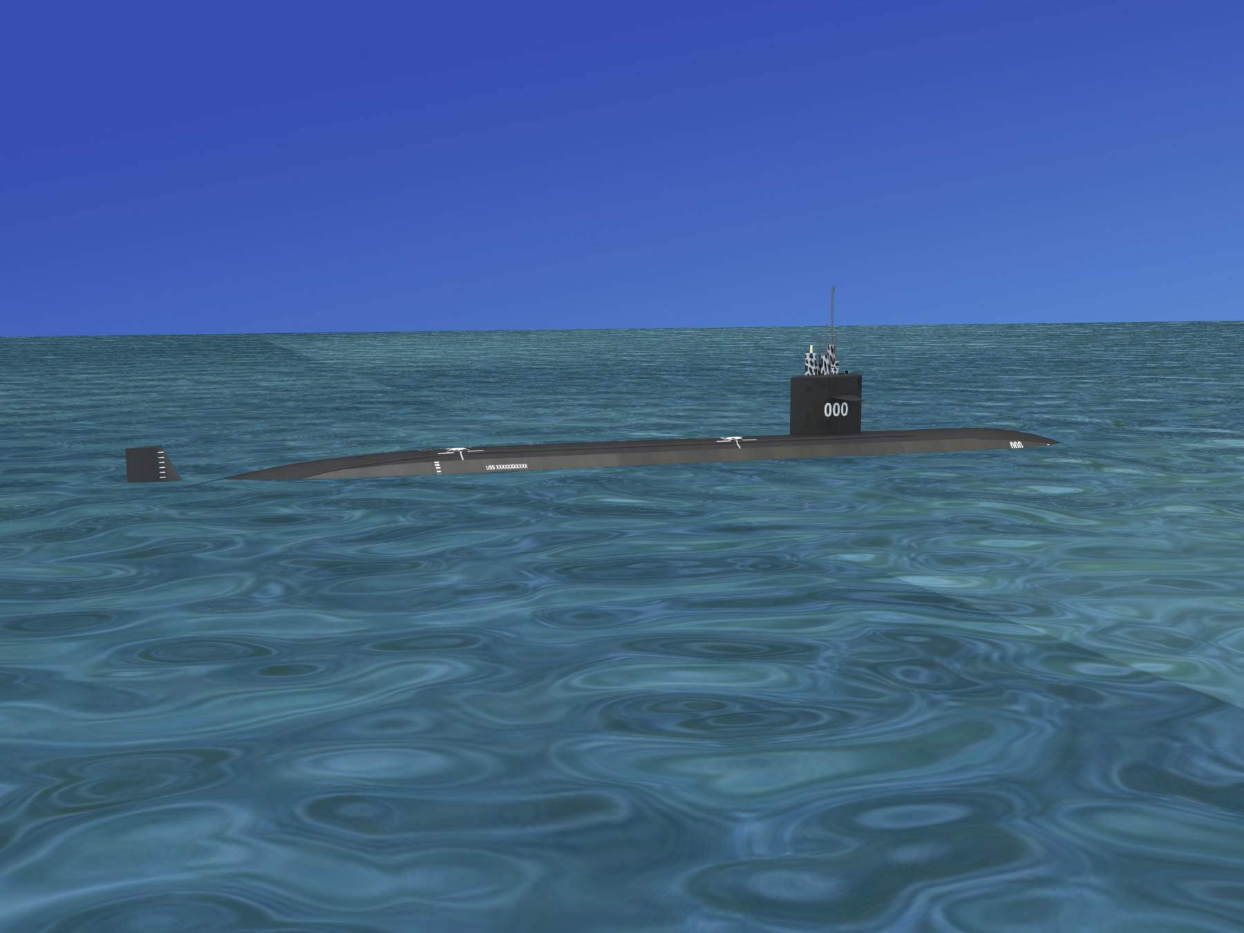 Los Angeles Class USS Phoenix SSN-702 3D Model by Dreamscape Studios