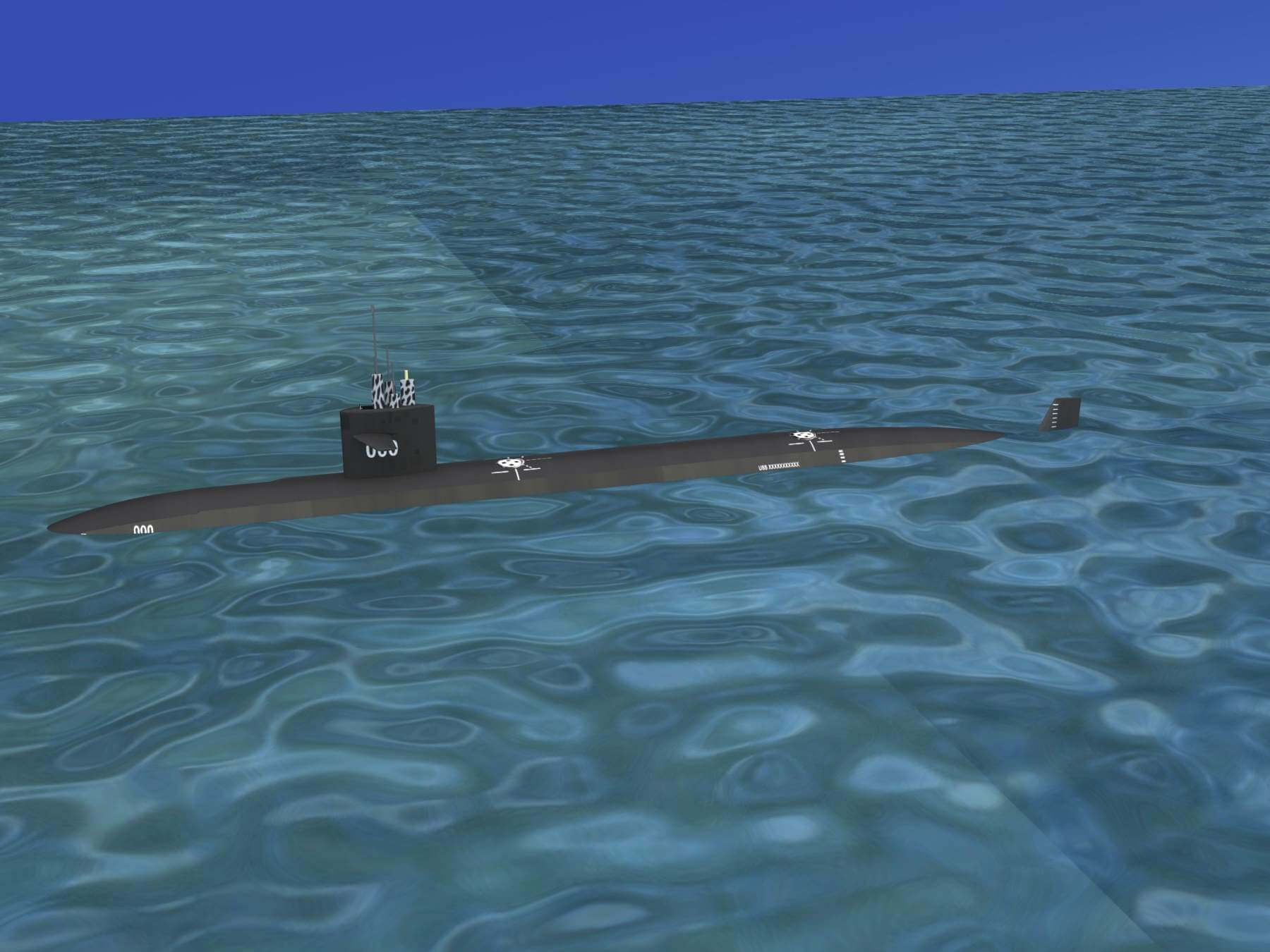 Los Angeles Class USS Phoenix SSN-702 3D Model by Dreamscape Studios