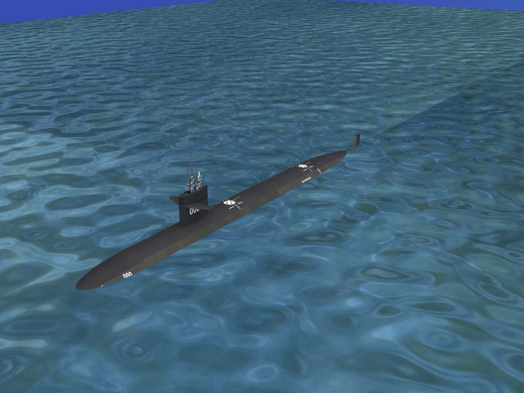 Los Angeles Class USS Phoenix SSN-702 3D Model by Dreamscape Studios