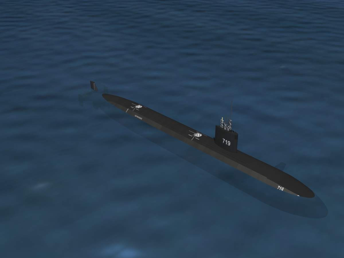 Los Angeles Class USS Providence SSN-719 3D Model by Dreamscape Studios