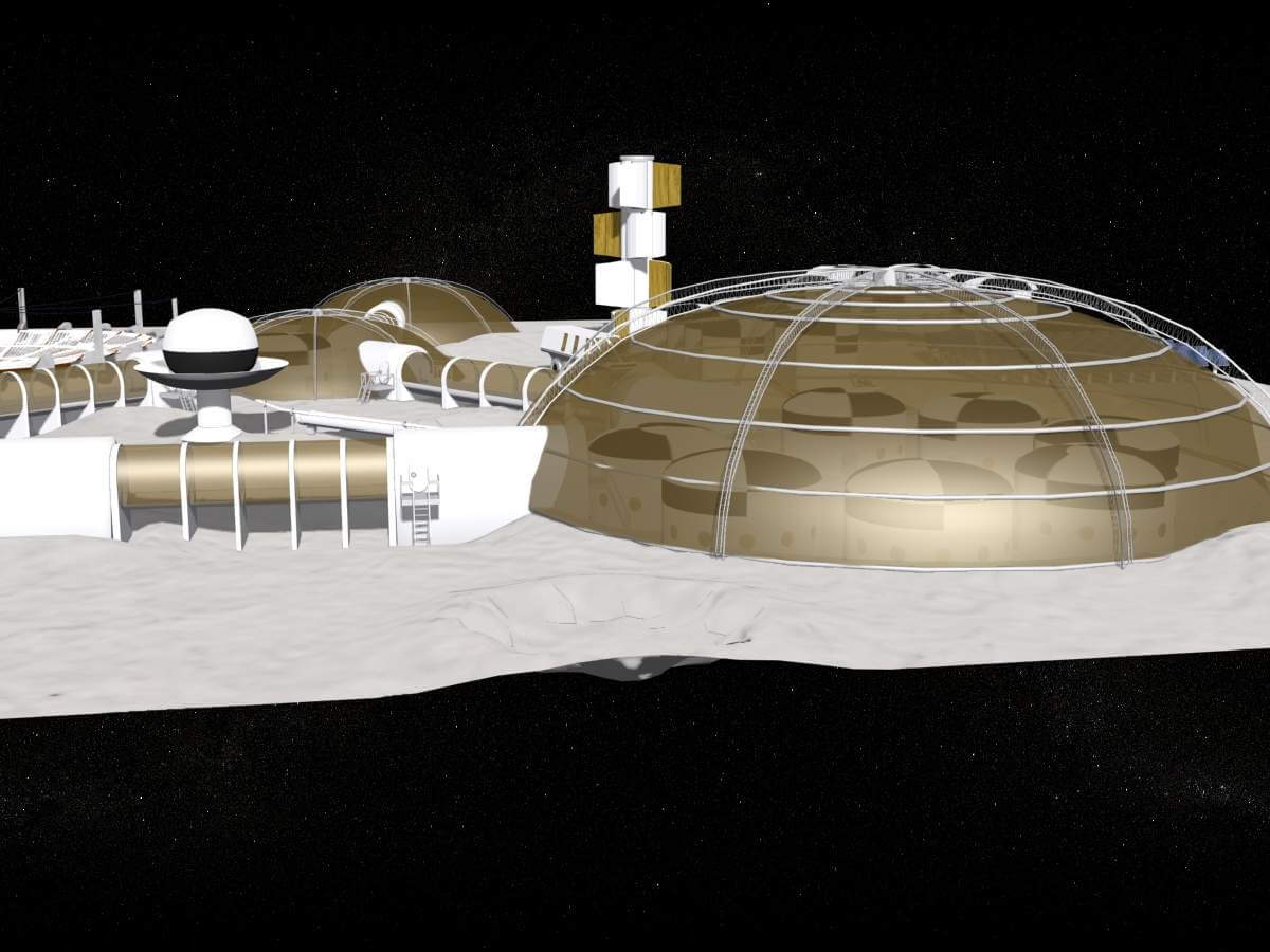 Lunar Colony - 3D Model by Dreamscape Studios