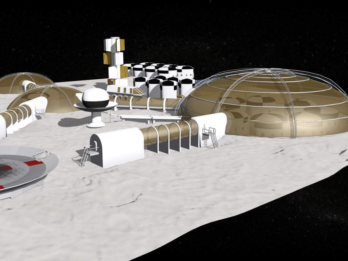 Lunar Colony - 3D Model by Dreamscape Studios