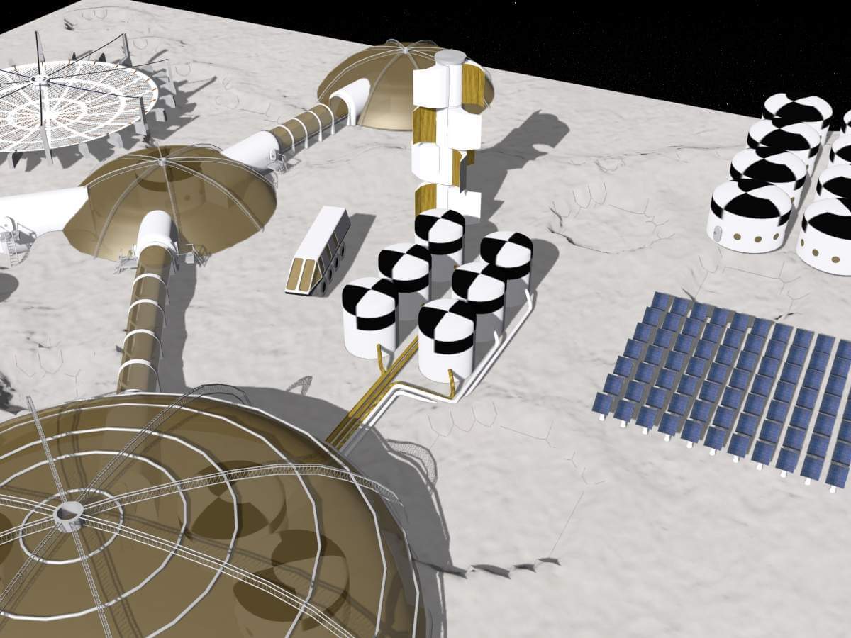 Lunar Colony - 3D Model by Dreamscape Studios