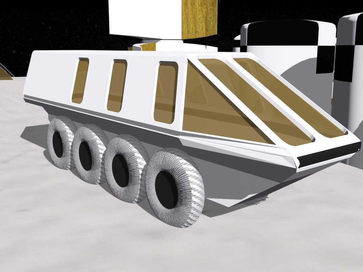 Lunar Colony - 3D Model by Dreamscape Studios