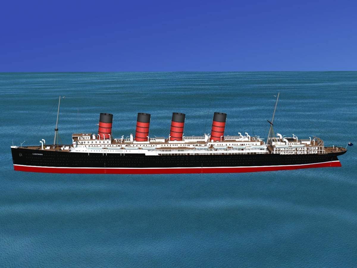 RMS Lusitania - 3D Model by Dreamscape Studios