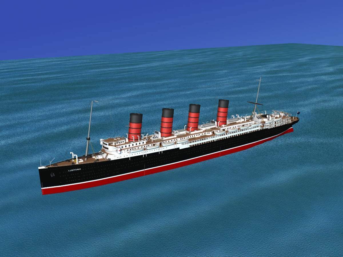 RMS Lusitania - 3D Model by Dreamscape Studios
