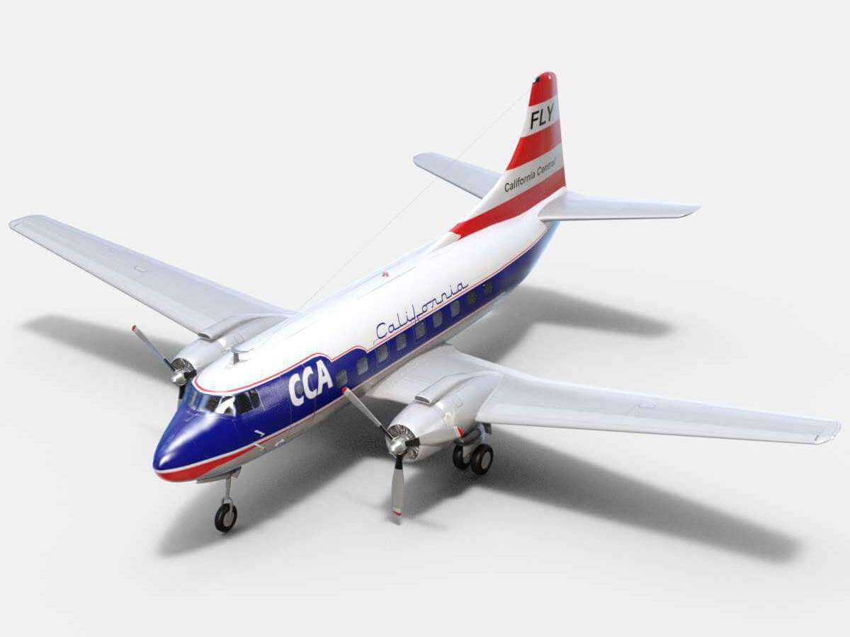 Martin 202 California Central - 3D Model by Dreamscape Studios