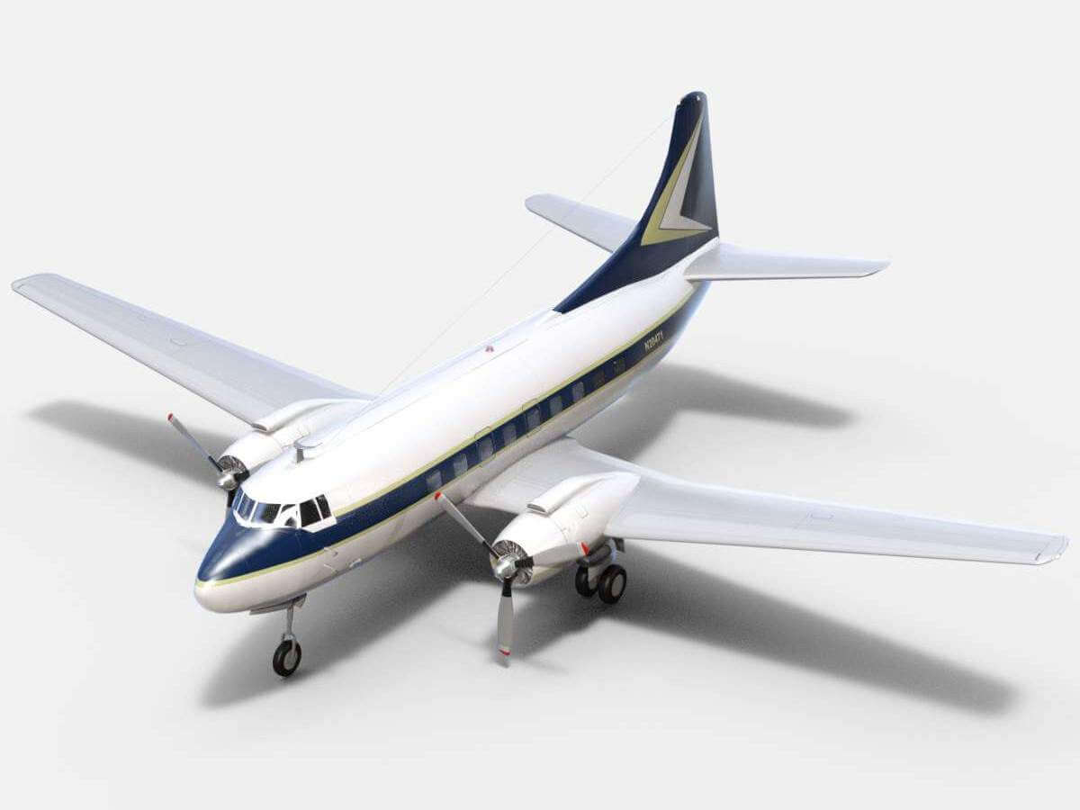 Martin 202 Executive - 3D Model by Dreamscape Studios