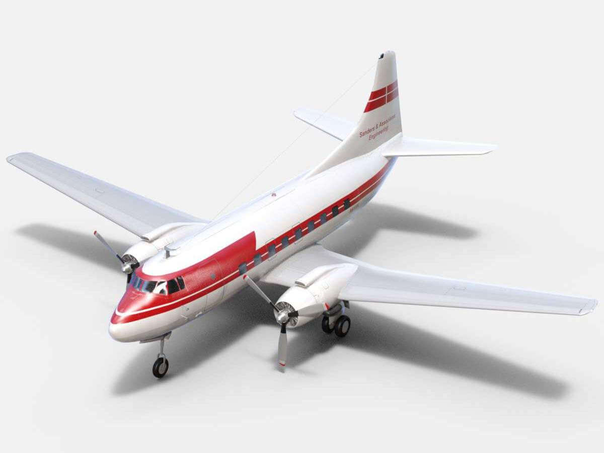 Martin 202 Executive - 3D Model by Dreamscape Studios