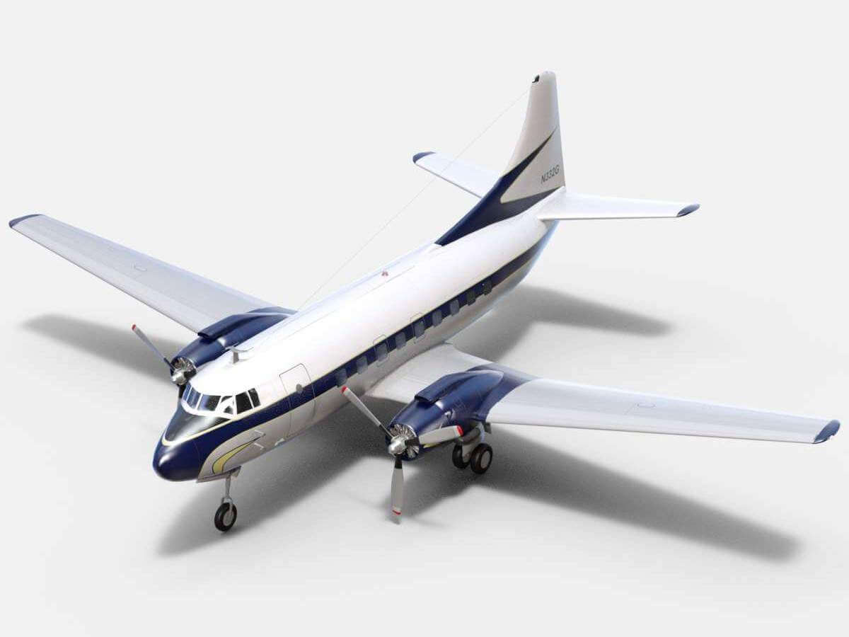 Martin 202 Executive - 3D Model by Dreamscape Studios