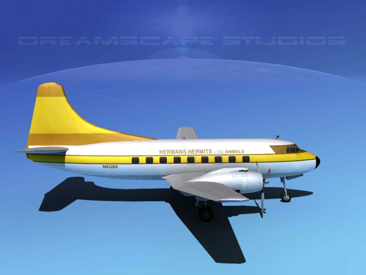 Martin 202 Hermans Hermits - 3D Model by Dreamscape Studios