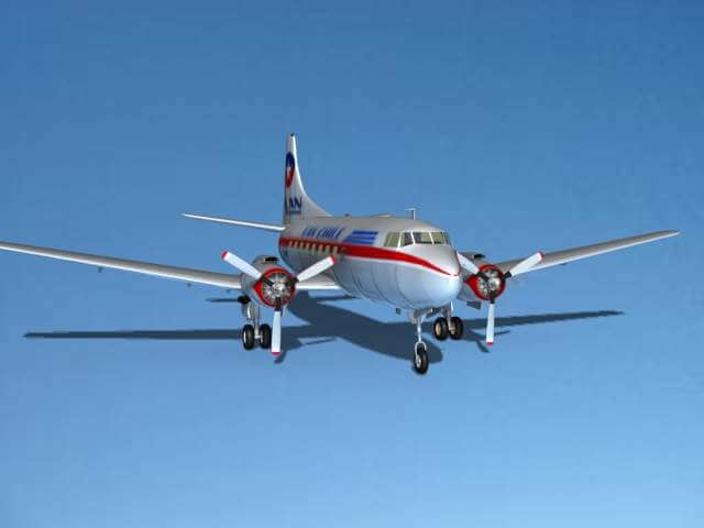 Martin 202 Lan Chile Airlines - 3D Model by Dreamscape Studios