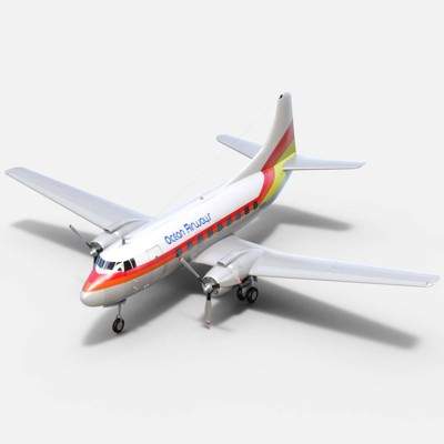 Martin 202 Ocean Airways - 3D Model by Dreamscape Studios