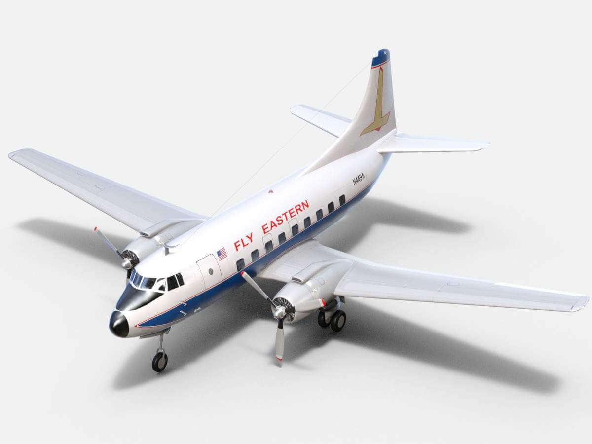 Martin 404 Eastern Airlines - 3D Model by Dreamscape Studios