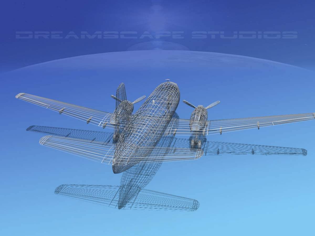 Martin 404 Eastern Airlines - 3D Model by Dreamscape Studios