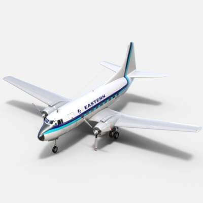 Martin 404 Eastern Airlines - 3D Model by Dreamscape Studios