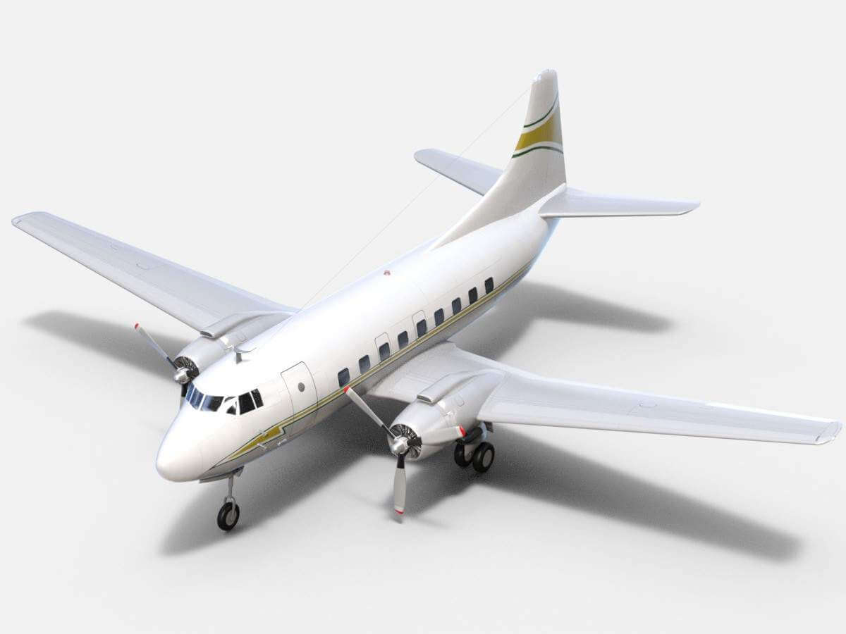 Martin 404 Executive - 3D Model by Dreamscape Studios