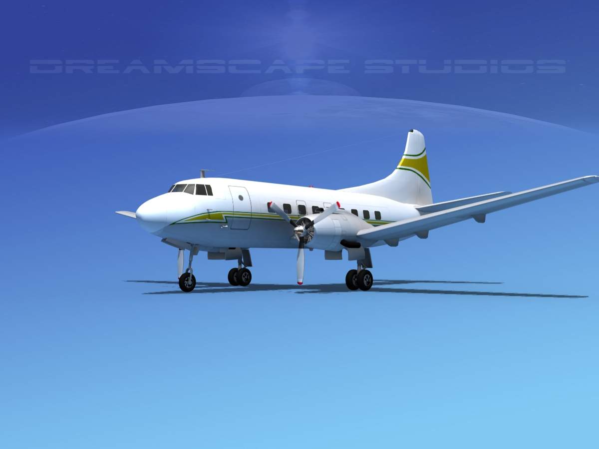 Martin 404 Executive - 3D Model by Dreamscape Studios