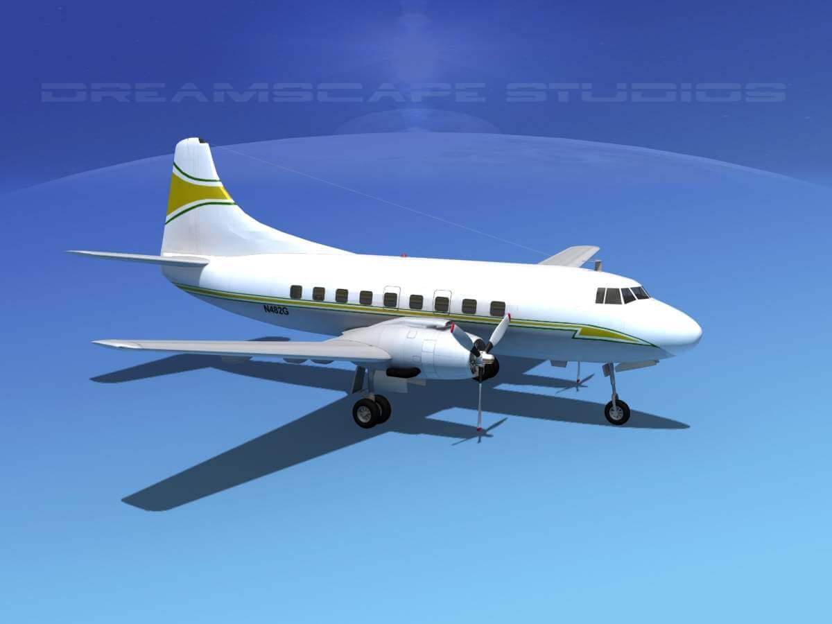 Martin 404 Executive - 3D Model by Dreamscape Studios