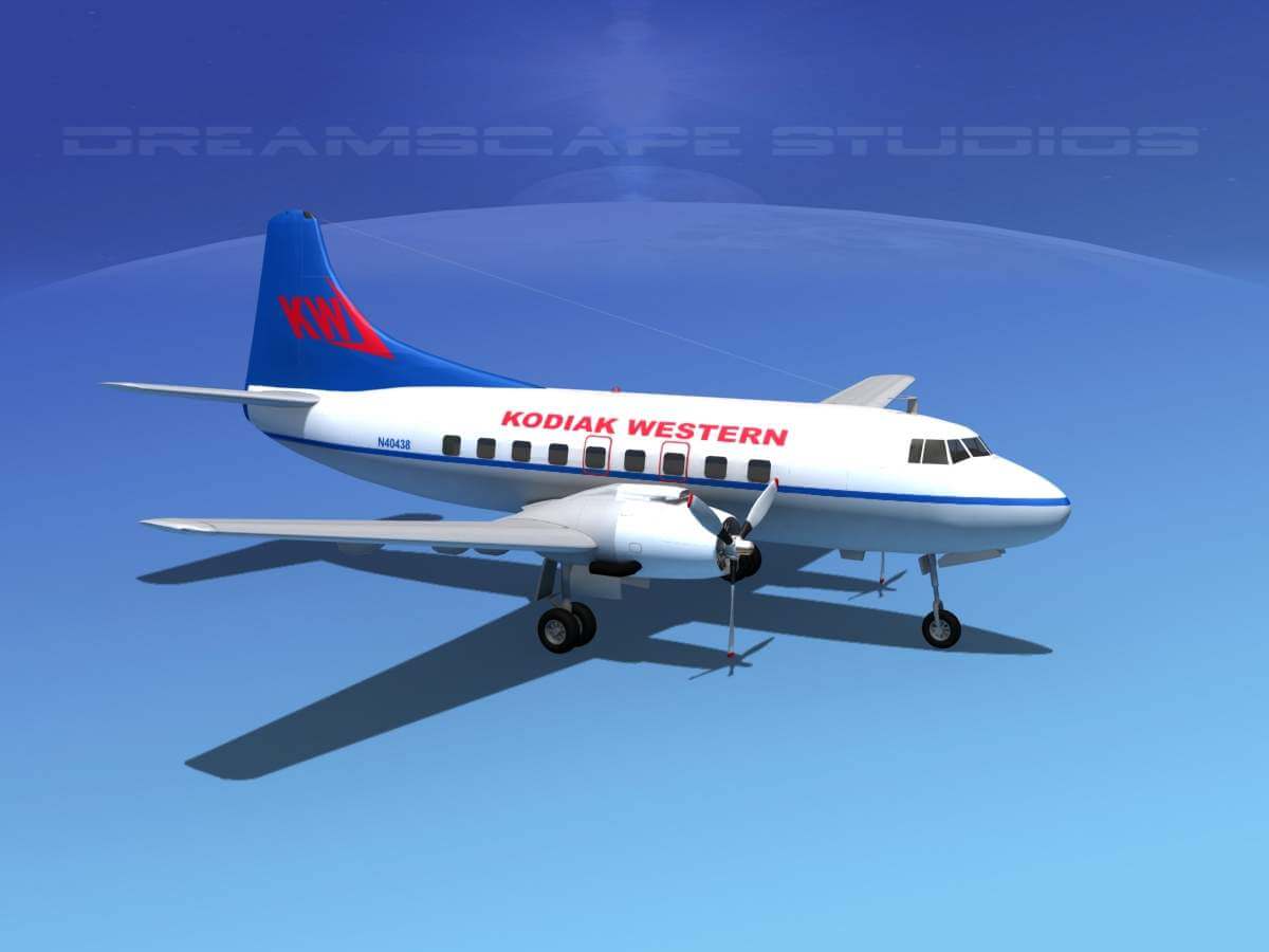 Martin 404 Kodiak - 3D Model by Dreamscape Studios