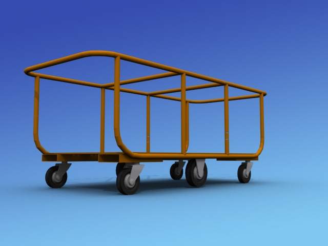 Materials Cart - 3D Model by Dreamscape Studios