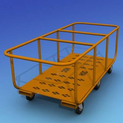 Materials Cart - 3D Model by Dreamscape Studios