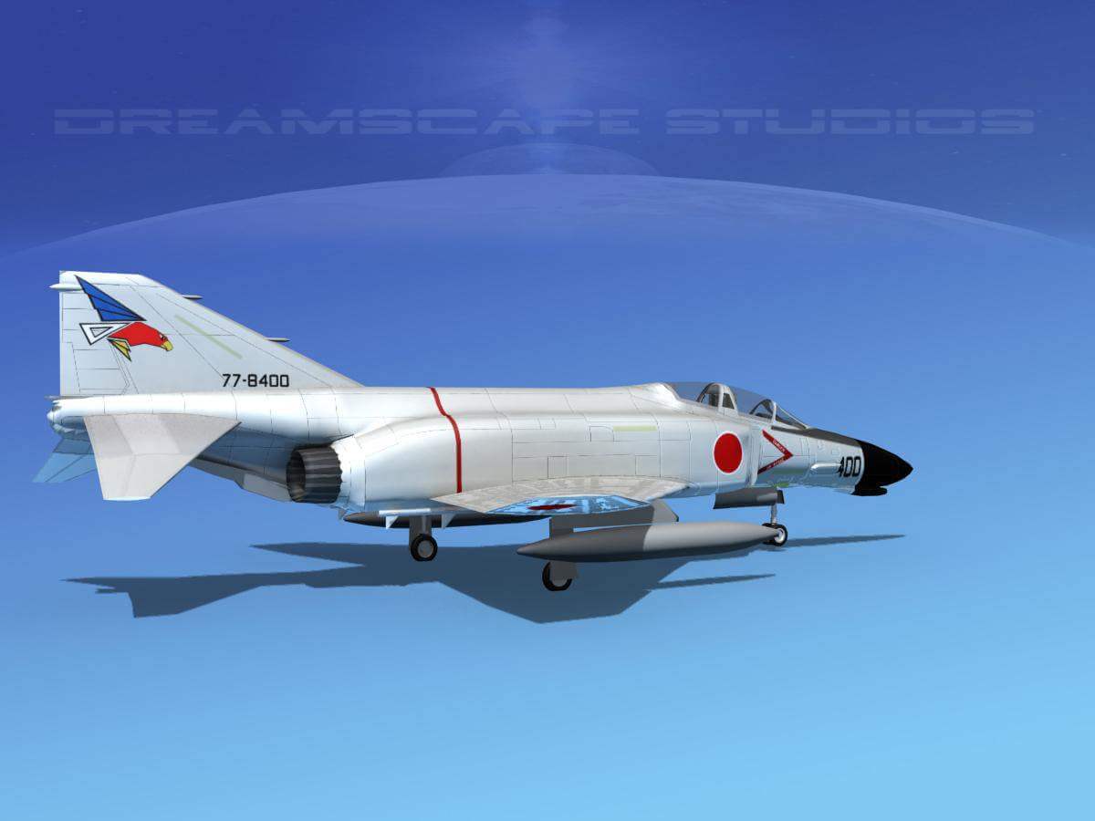 McDonnell Douglas F-4J Phantom II V18 JDF 3D Model by Dreamscape Studios