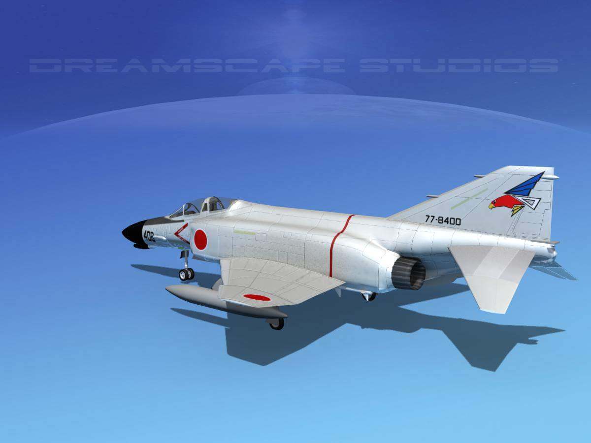 McDonnell Douglas F-4J Phantom II V18 JDF 3D Model by Dreamscape Studios