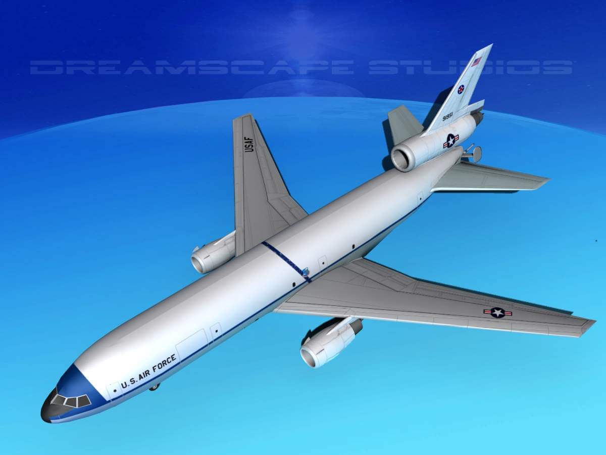McDonnell Douglas KC-10 V01 USAF 3D Model by Dreamscape Studios