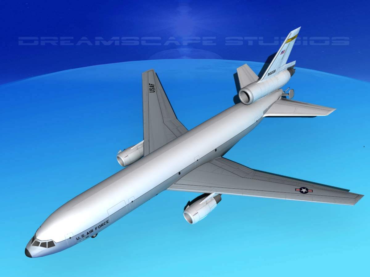 McDonnell Douglas KC-10 V03 USAF 3D Model by Dreamscape Studios