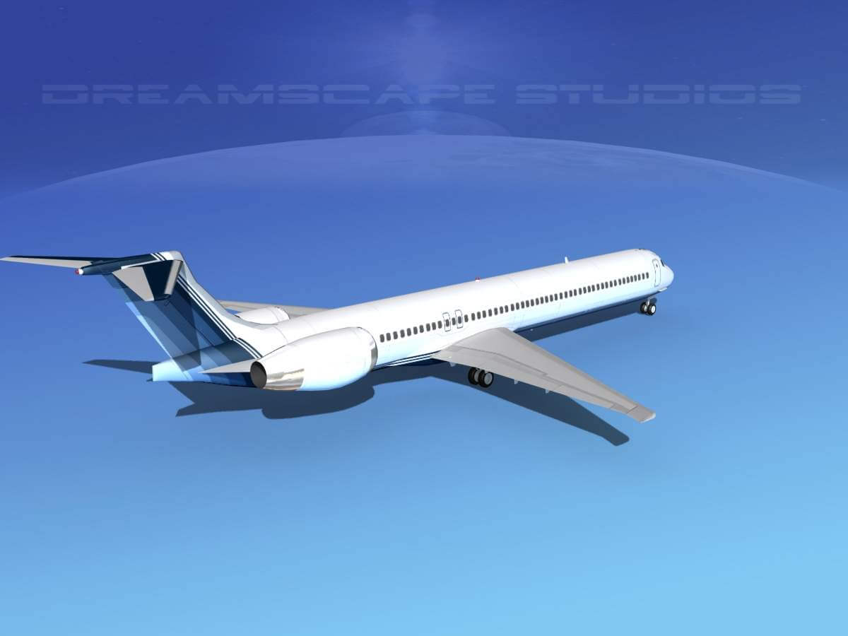 McDonnell Douglas MD-90 Corporate 3D Model by Dreamscape Studios